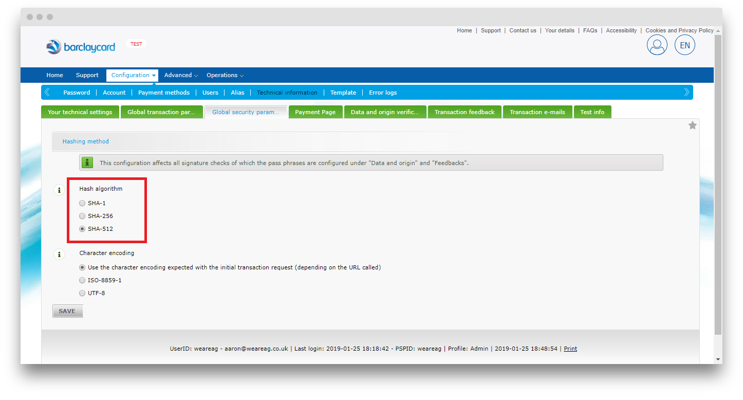 EPDQ General terms, what is PSPID, SHA-IN, SHA-OUT? etc. - We are AG ...