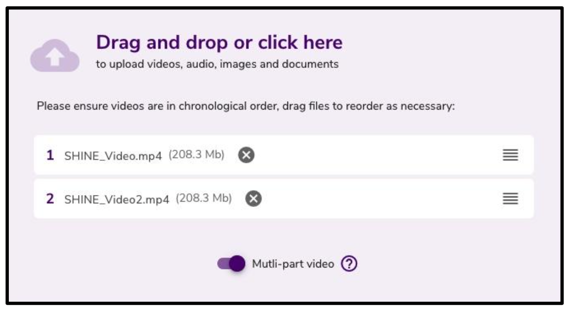 multi-part uploading - Guardify