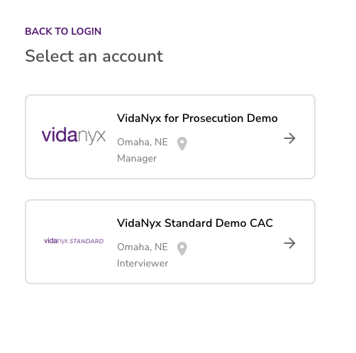 Switch accounts - Guardify
