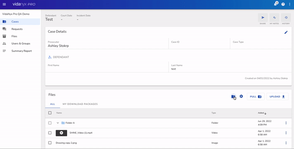 Pro: Creating and managing folders in a case - Guardify