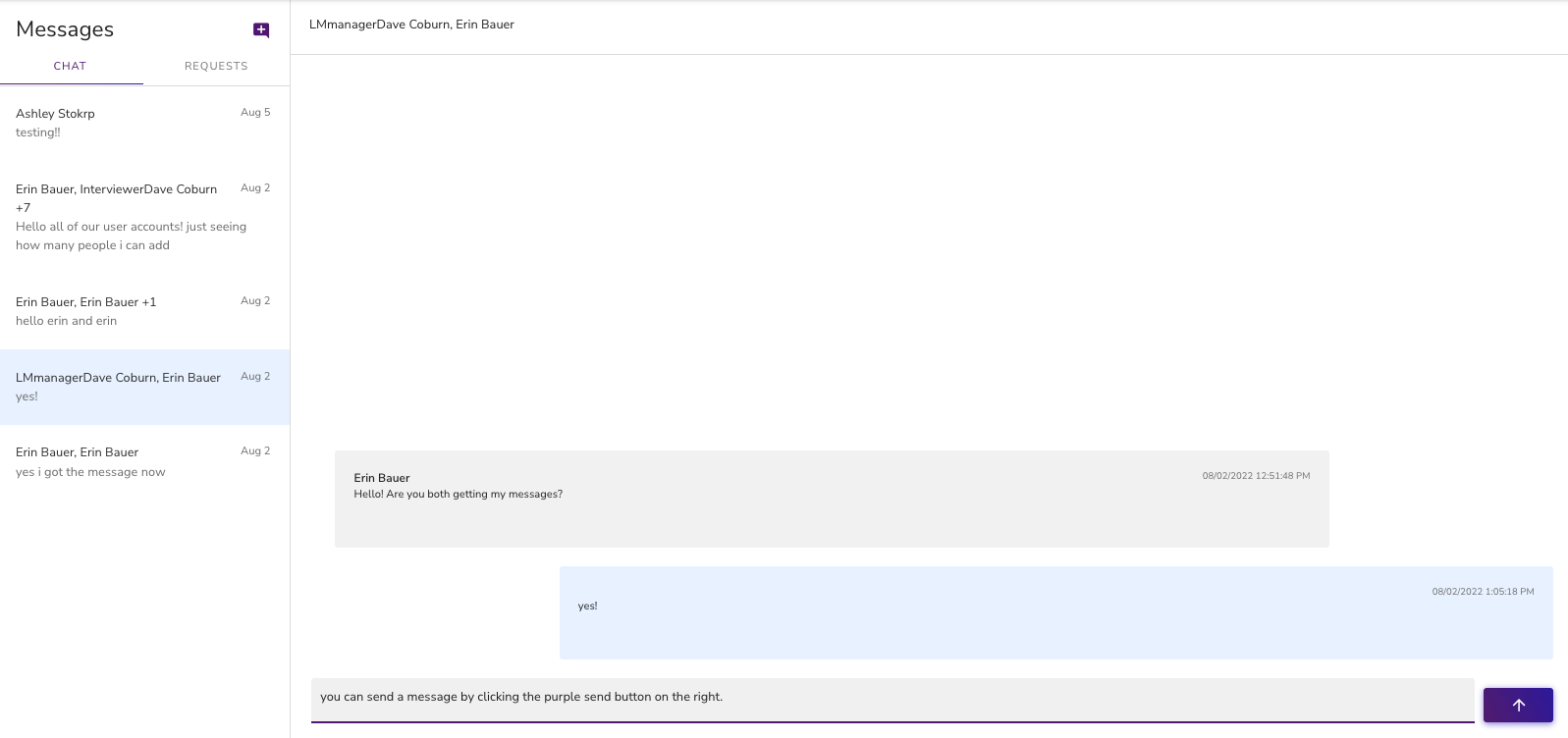Messages Overview - Guardify