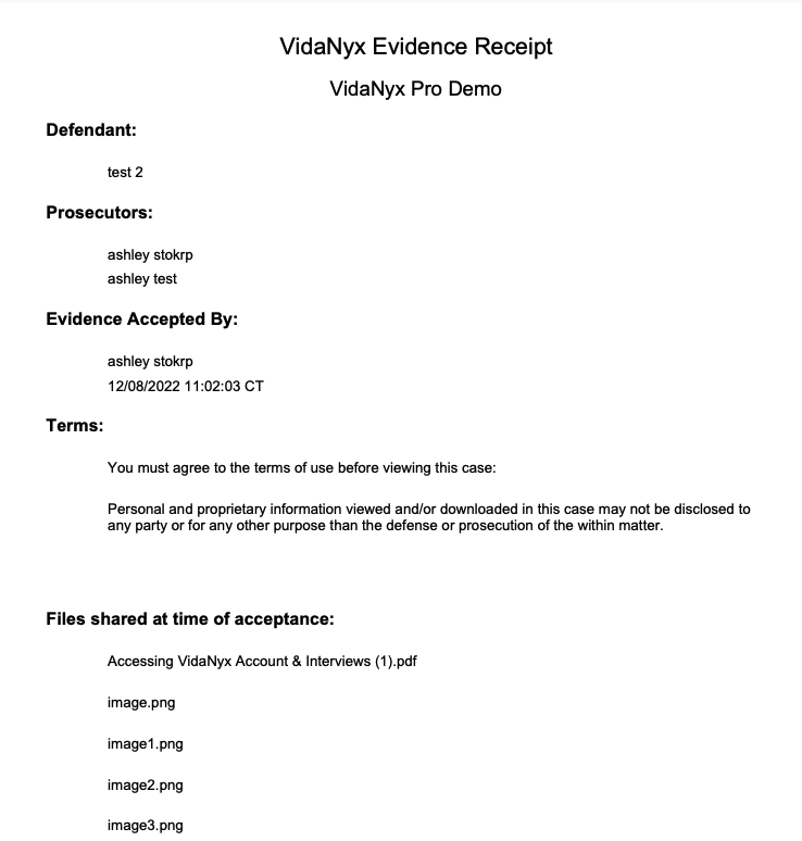 Pro: Enabling an evidence receipt - Guardify