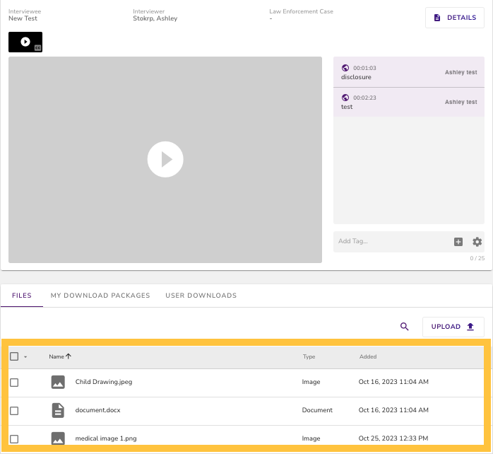 How to delete files from an interview - Guardify