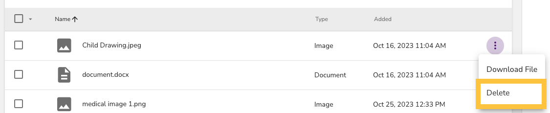 How to delete files from an interview - Guardify