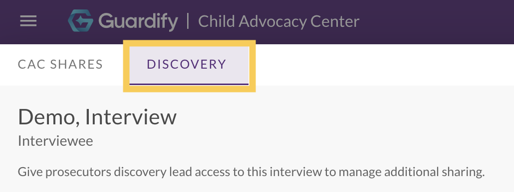 Sharing with Prosecution for Discovery - Guardify