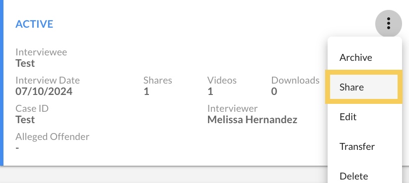 How to revoke a user's access to an interview - Guardify