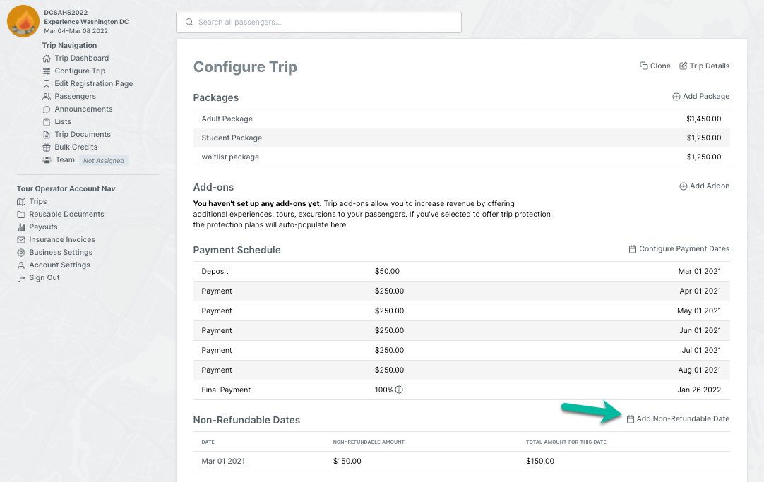 How Do I Manage Non-Refundable Amounts? - GroupCollect Knowledge Base