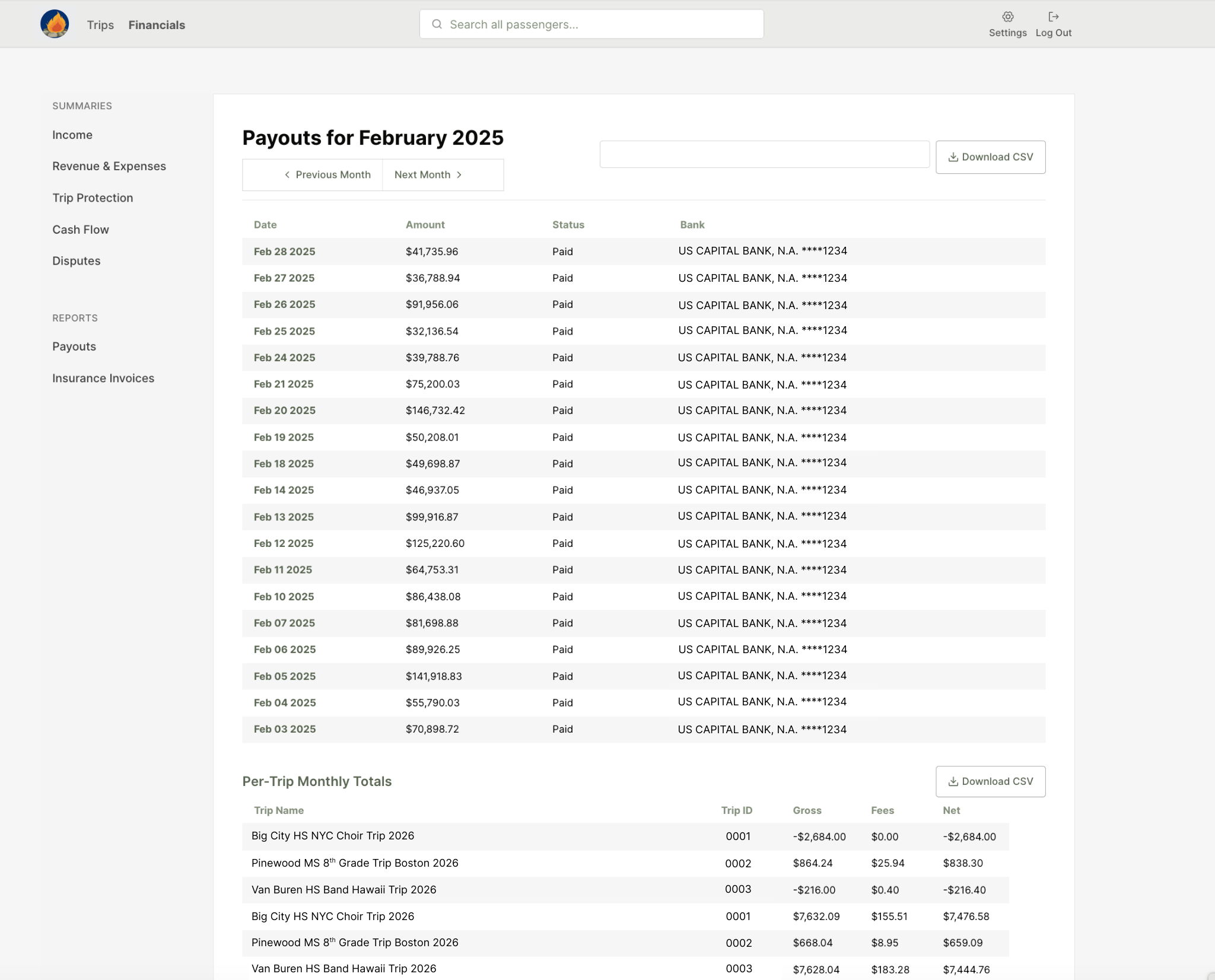 What Information Is Included In A Payout Report? - GroupCollect Knowledge Base