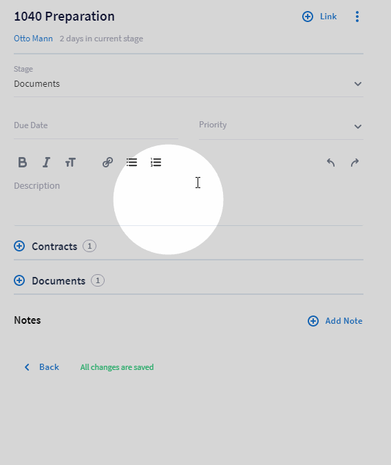 Account Notes - TaxDome Help Center