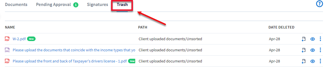 Managing Documents - TaxDome Client Knowledge Base