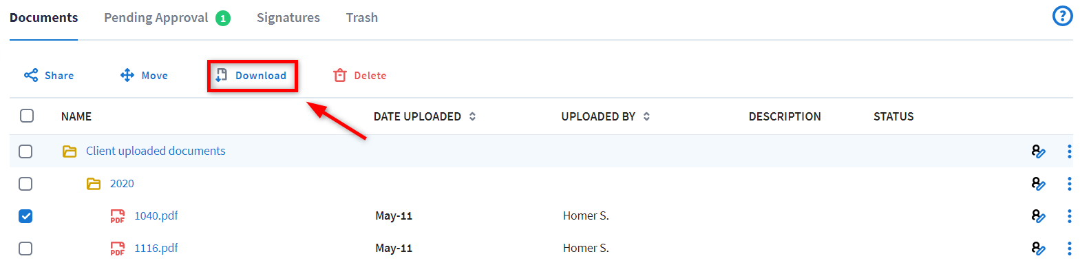 How to View, Edit, Download, Print, Filter Documents - TaxDome Client Knowledge Base
