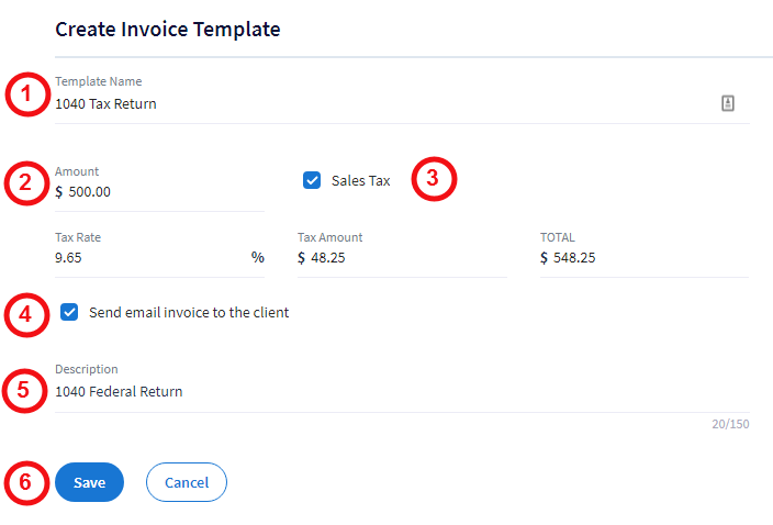 Custom Invoice Templates - TaxDome Help Center
