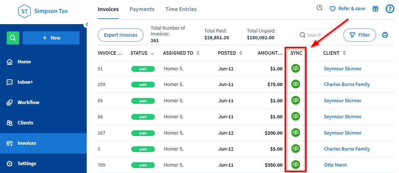 QuickBooks Integration (Basic): Connect, Sync, Disconnect - TaxDome Help Center