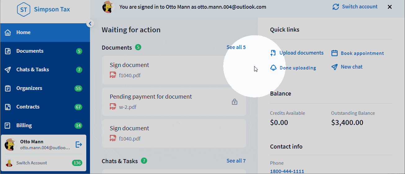 Uploading Documents - TaxDome Client Knowledge Base