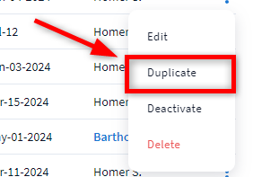 Recurring Invoices (Basic): Manage schedules, Edit, Duplicate, Delete, Deactivate - TaxDome Help ...