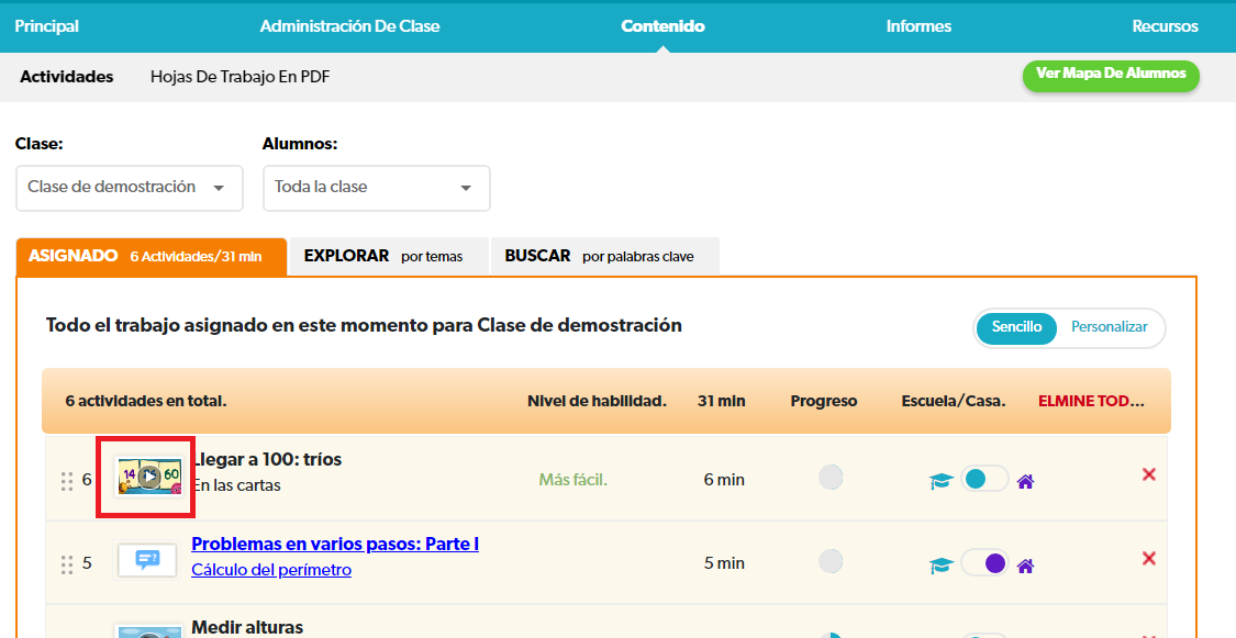 Probar Spanish