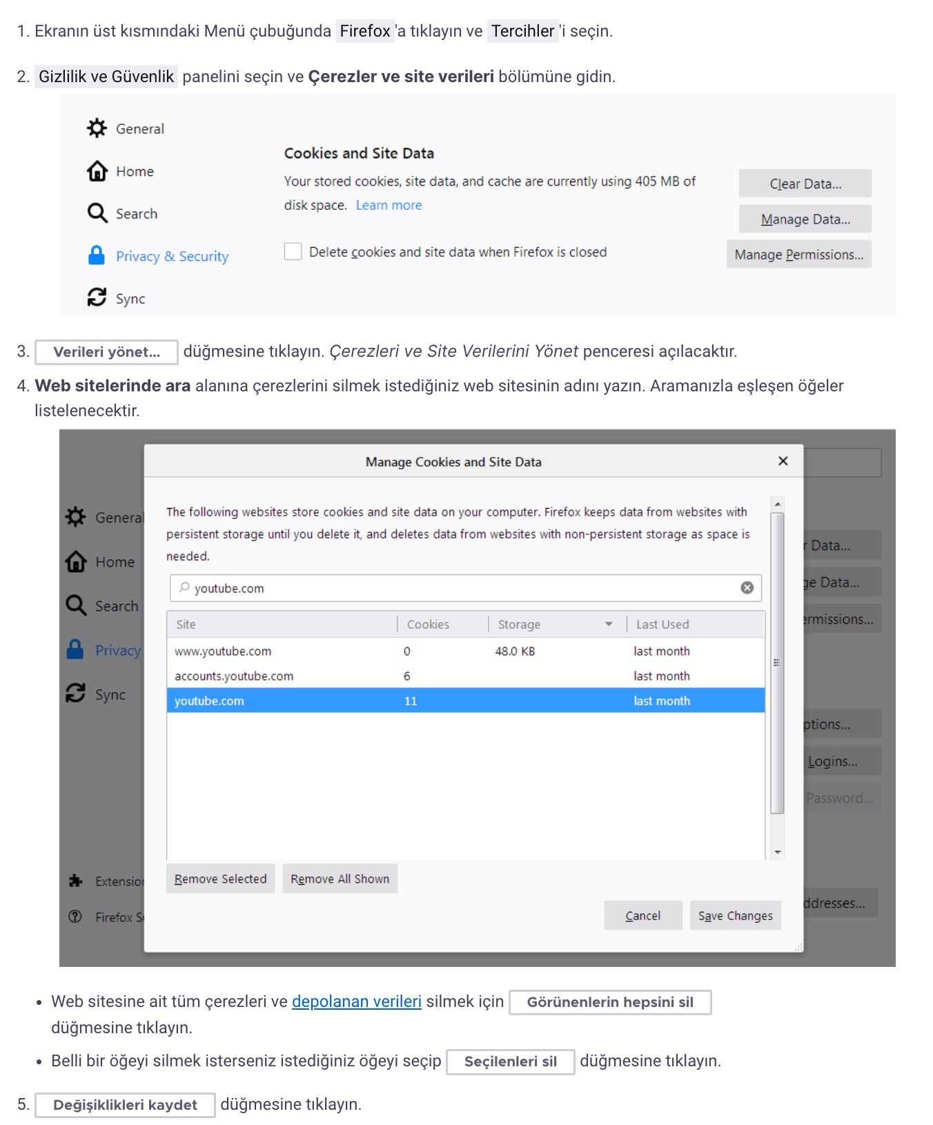 Site hatası çerez temizleme ile nasıl çözülür? - KORENDY