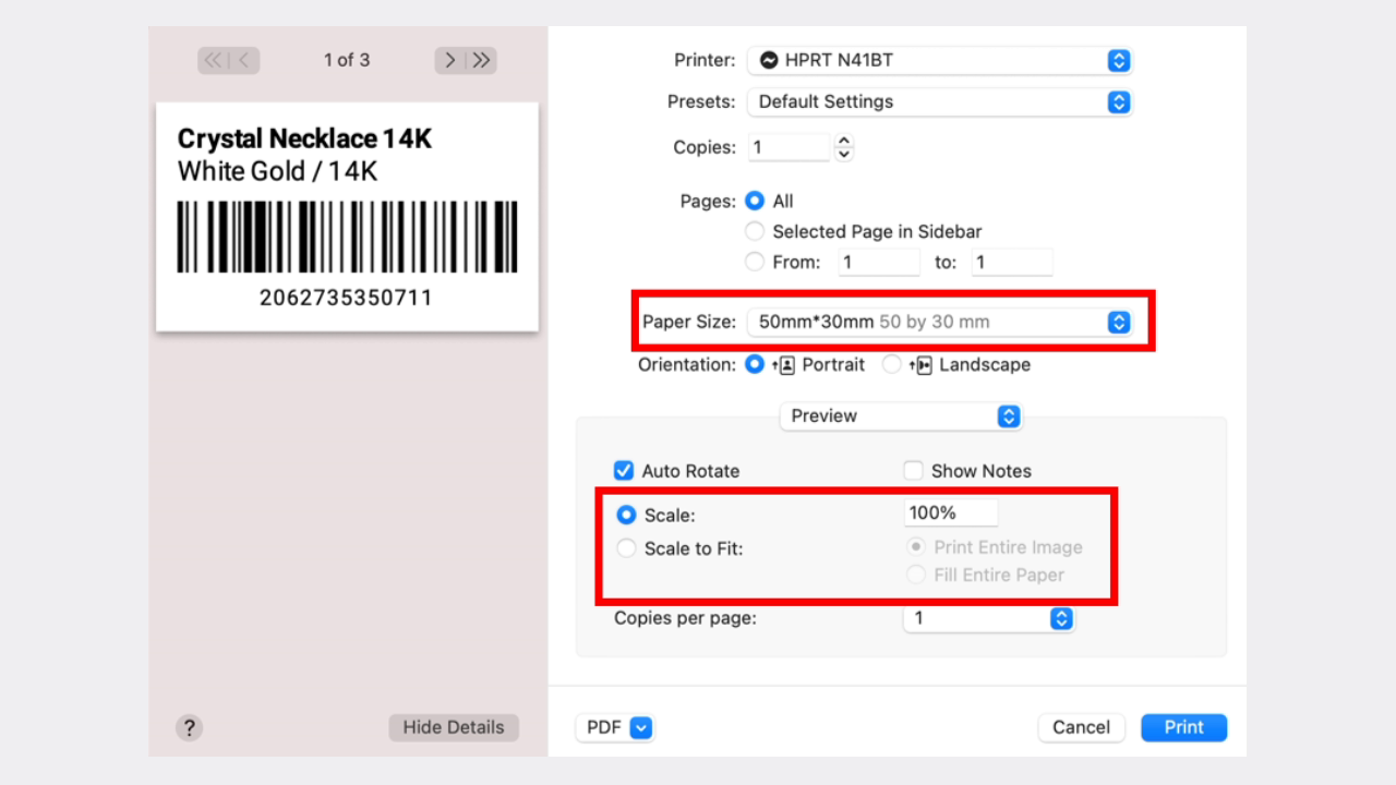 Why Are My Labels Printing Incorrectly BoxHero Customer Center