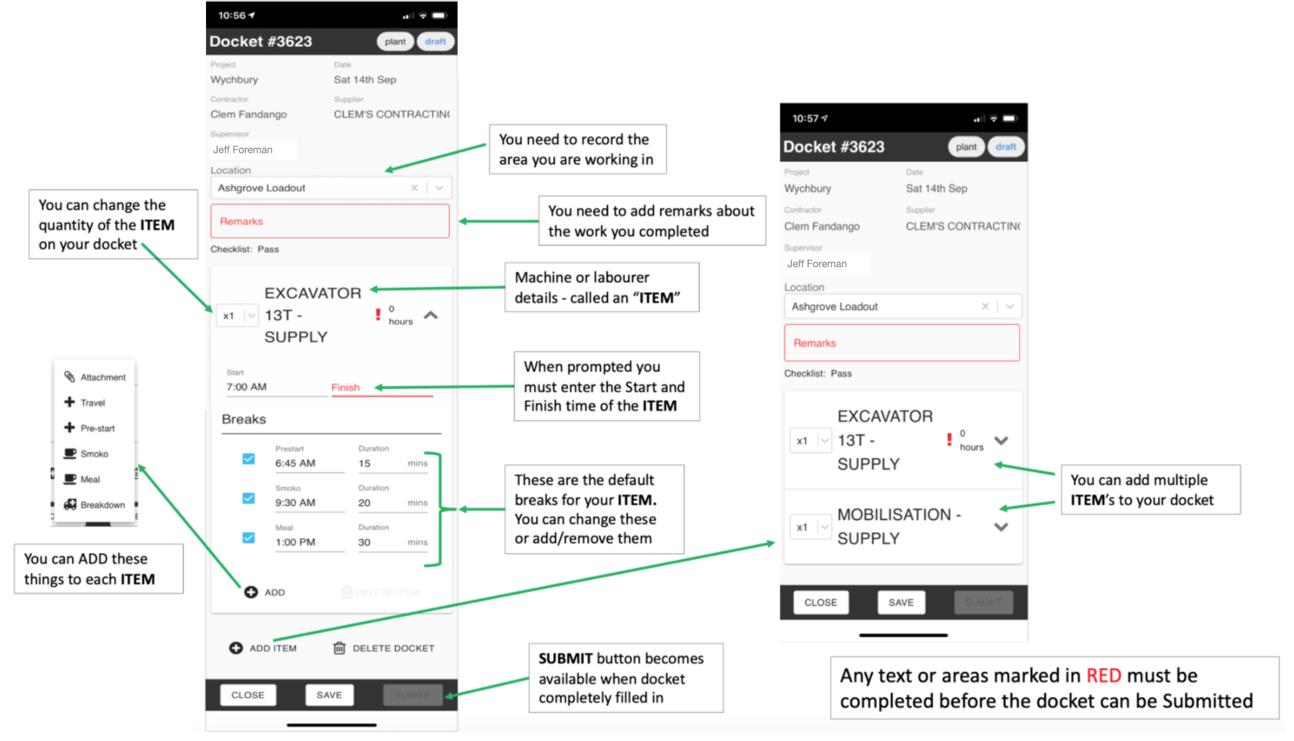 Subcontractor Records an Electronic Docket - Virtual Superintendent ...