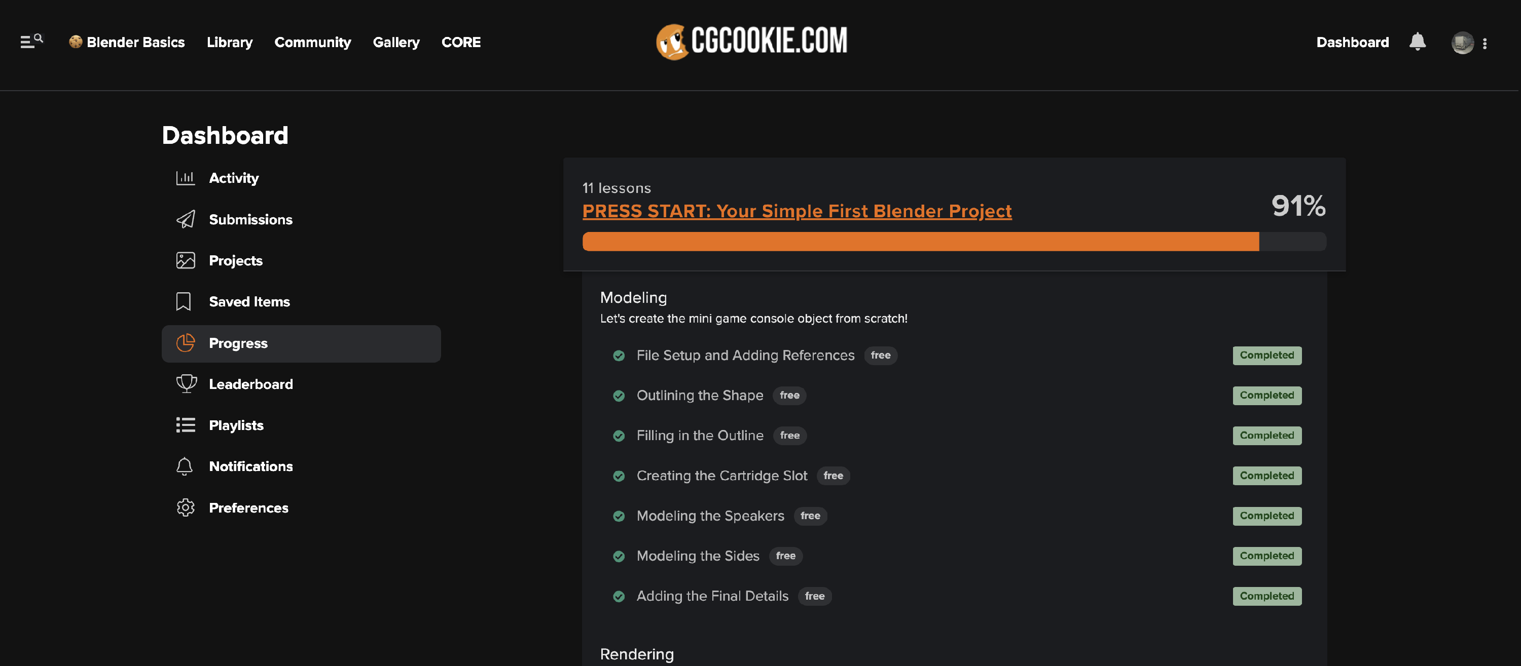 Progress Reporting Cg Cookie Help Docs