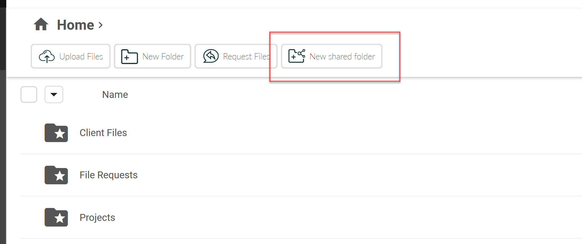 FILES: Shared Folders - SuiteDash Help Documentation