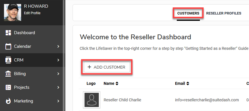 PARTNER: Reseller Profiles - SuiteDash Help Documentation