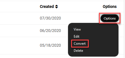 Converting Work Requests - SuiteDash Help Documentation