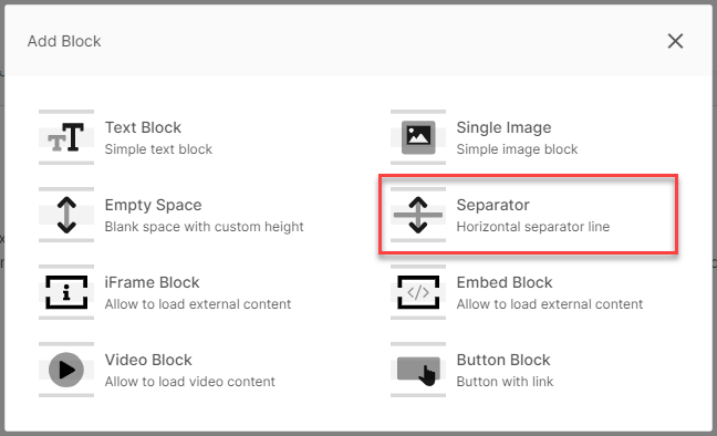 Block Editor Block Types - SuiteDash Help Documentation