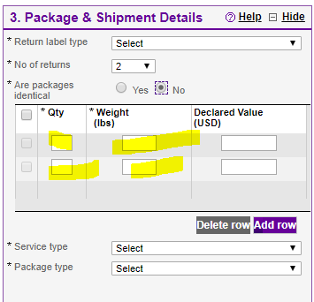 Create a FedEx Return Label - Del Mar Fans & Lighting Knowledge Base