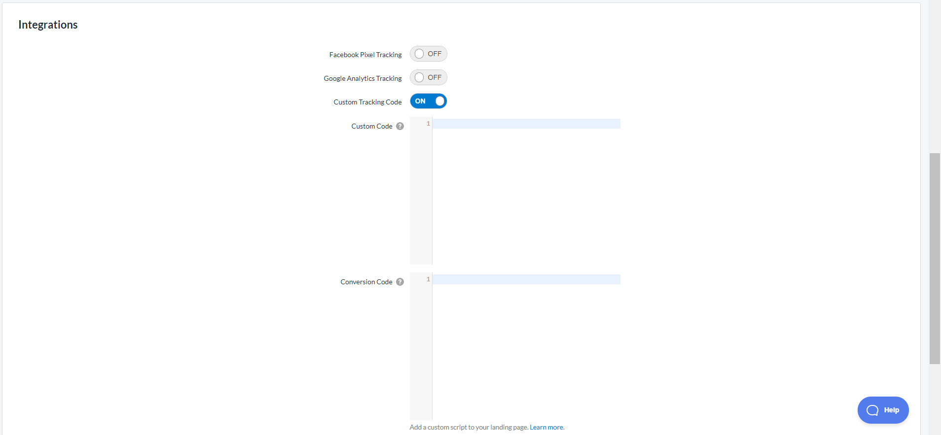 How To Add Custom Scripts to Your Landing Page - LandingCube Knowledge Base