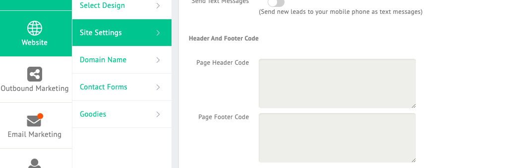 How To Use Your Site Settings Page - AgentMethods Knowledge Base