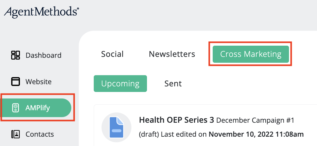 Preview and Edit an AMPlify Campaign - AgentMethods Knowledge Base