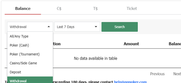 Where to Find the Reason for Rejected Withdrawal - GGPoker.ca Help