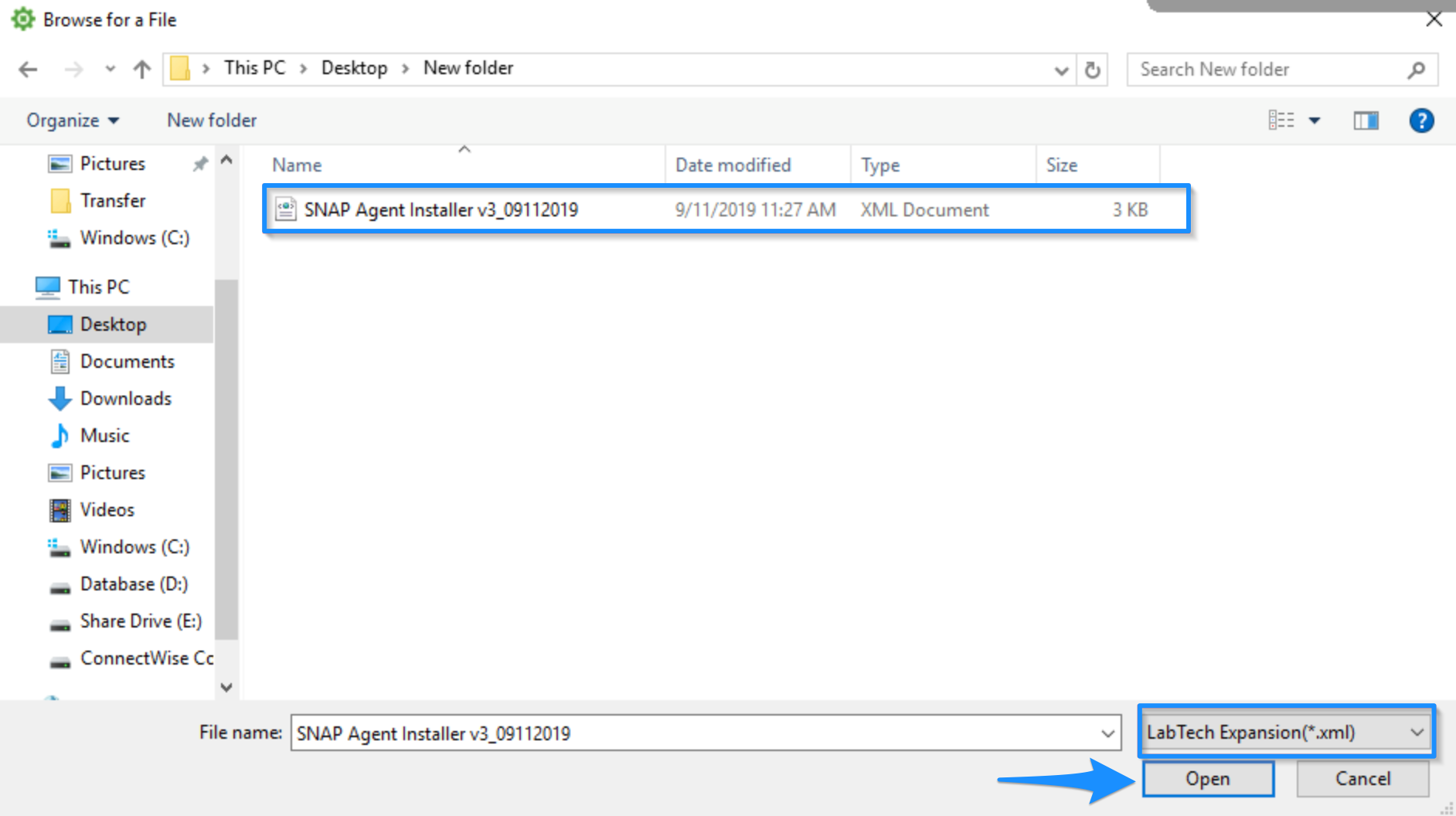 Windows Agent - ConnectWise Automate Installation - Blackpoint Help Portal Windows Agent - ConnectWise Automate Installation - Blackpoint Help Portal
