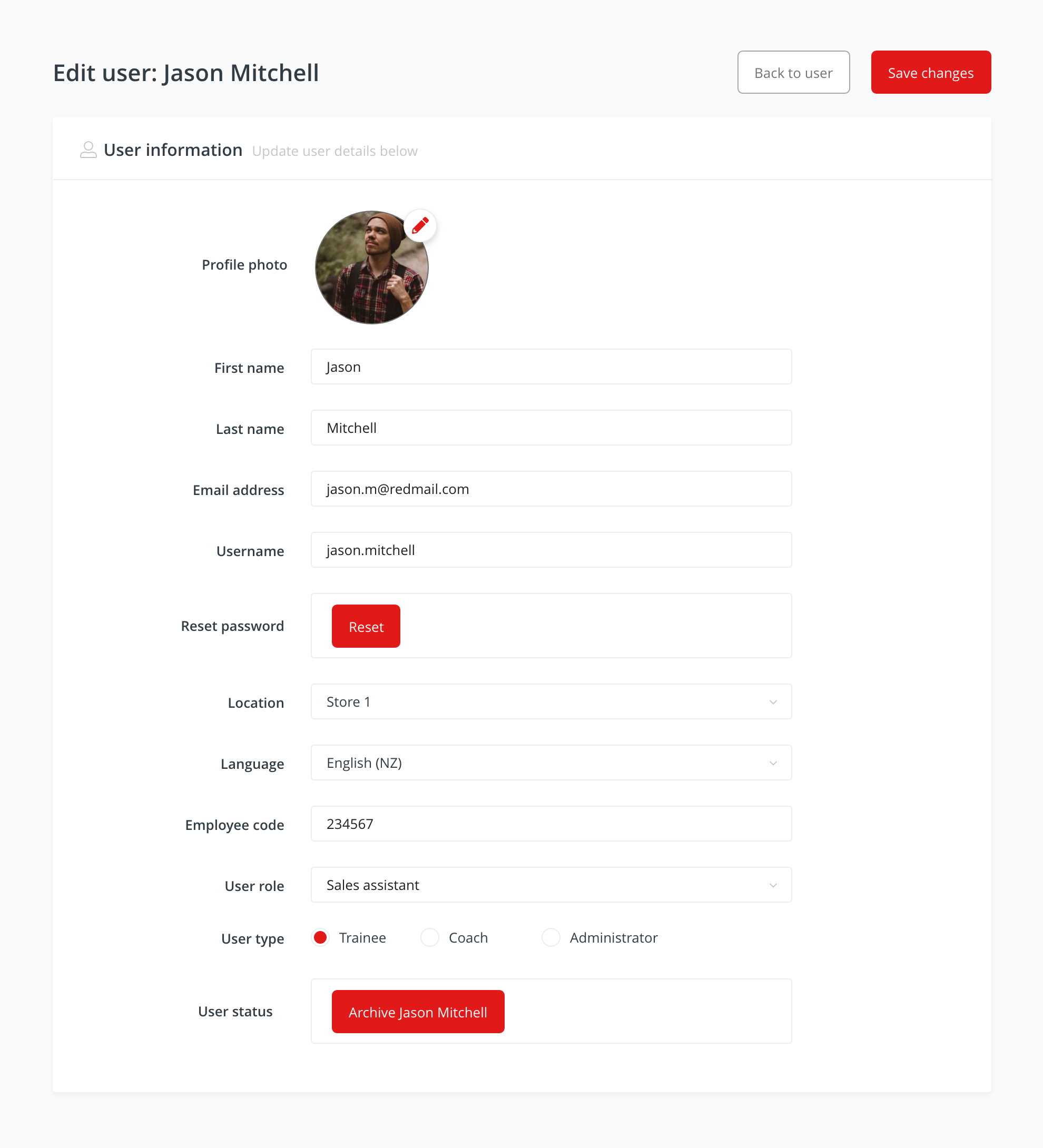 How Do I Edit A Users Details RedSeed Help
