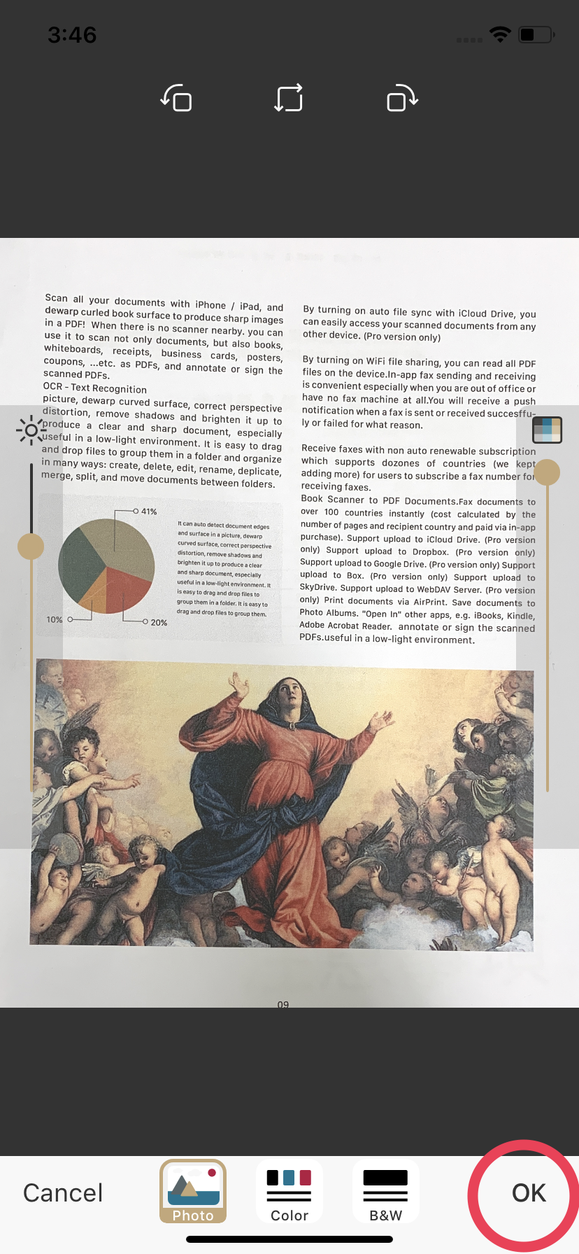 How to scan a color document? - Doc Scan Help