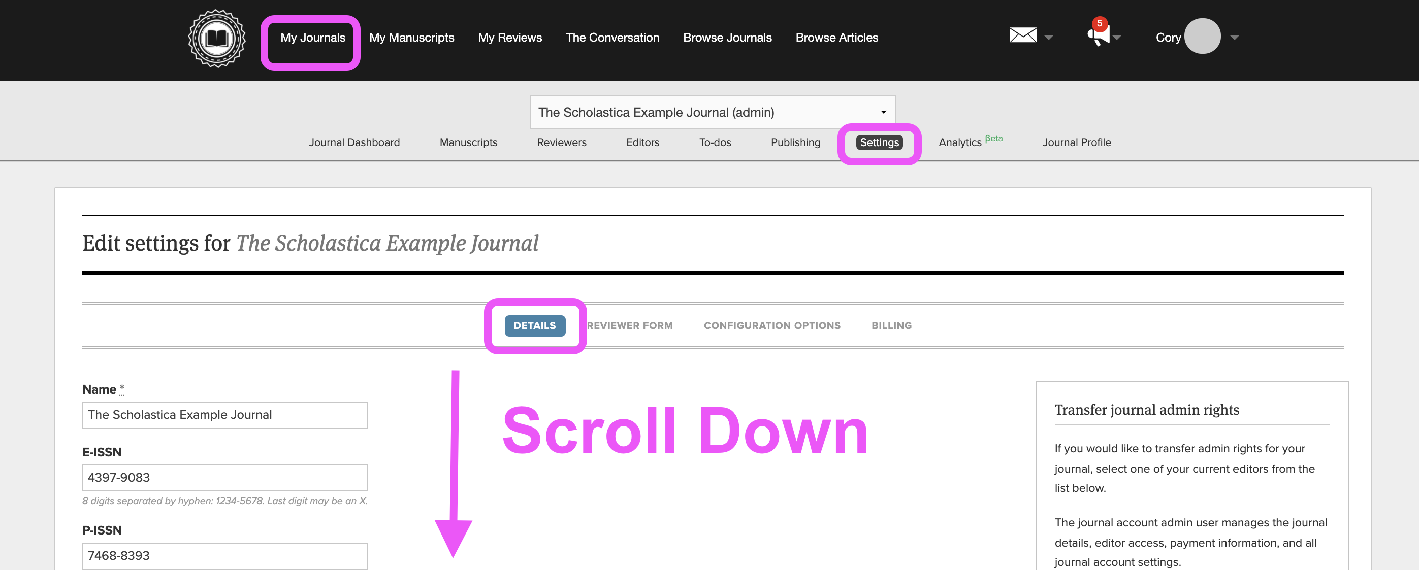Creating a Journal Account on Scholastica - Scholastica Help Desk