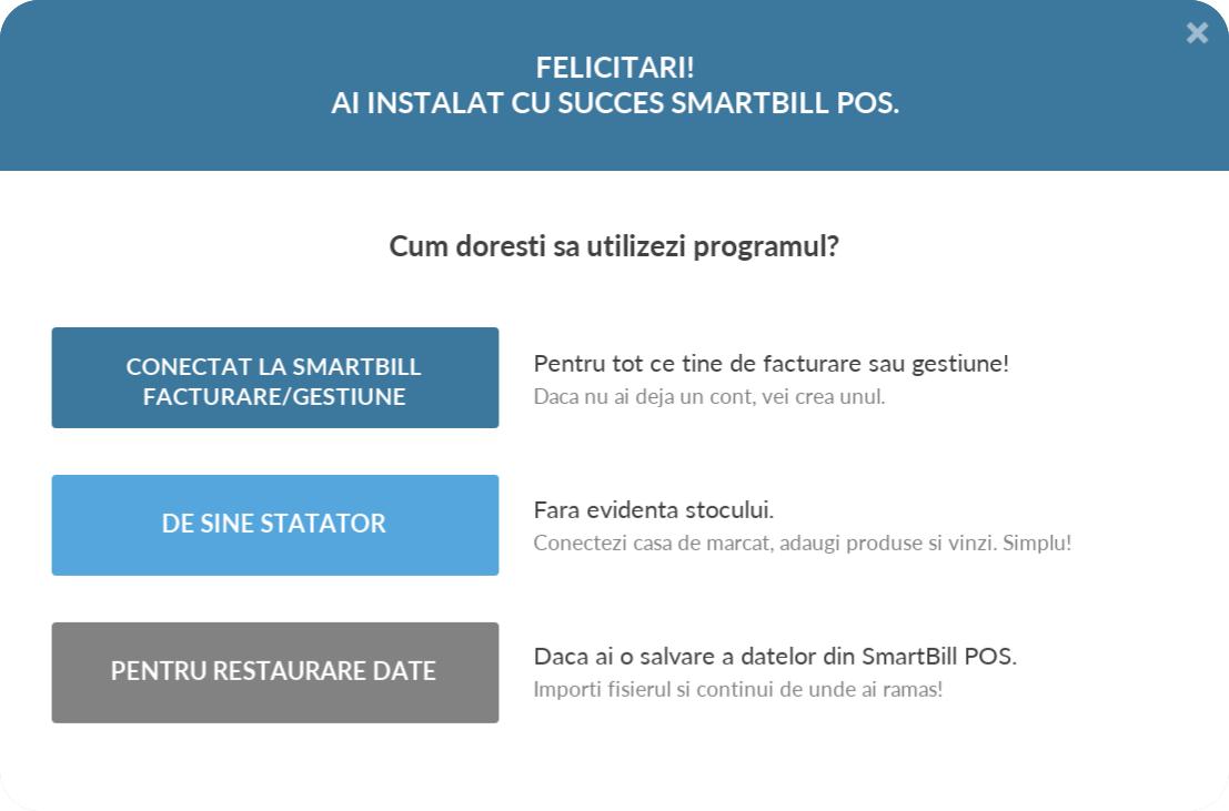 Instalarea SmartBill POS conectata la un cont SmartBill Facturare ...