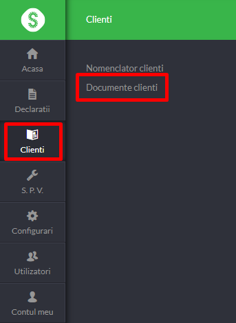 Documente clienti - SmartBill Conta