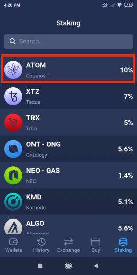 How to stake ATOM? - Atomic Wallet Knowledge Base