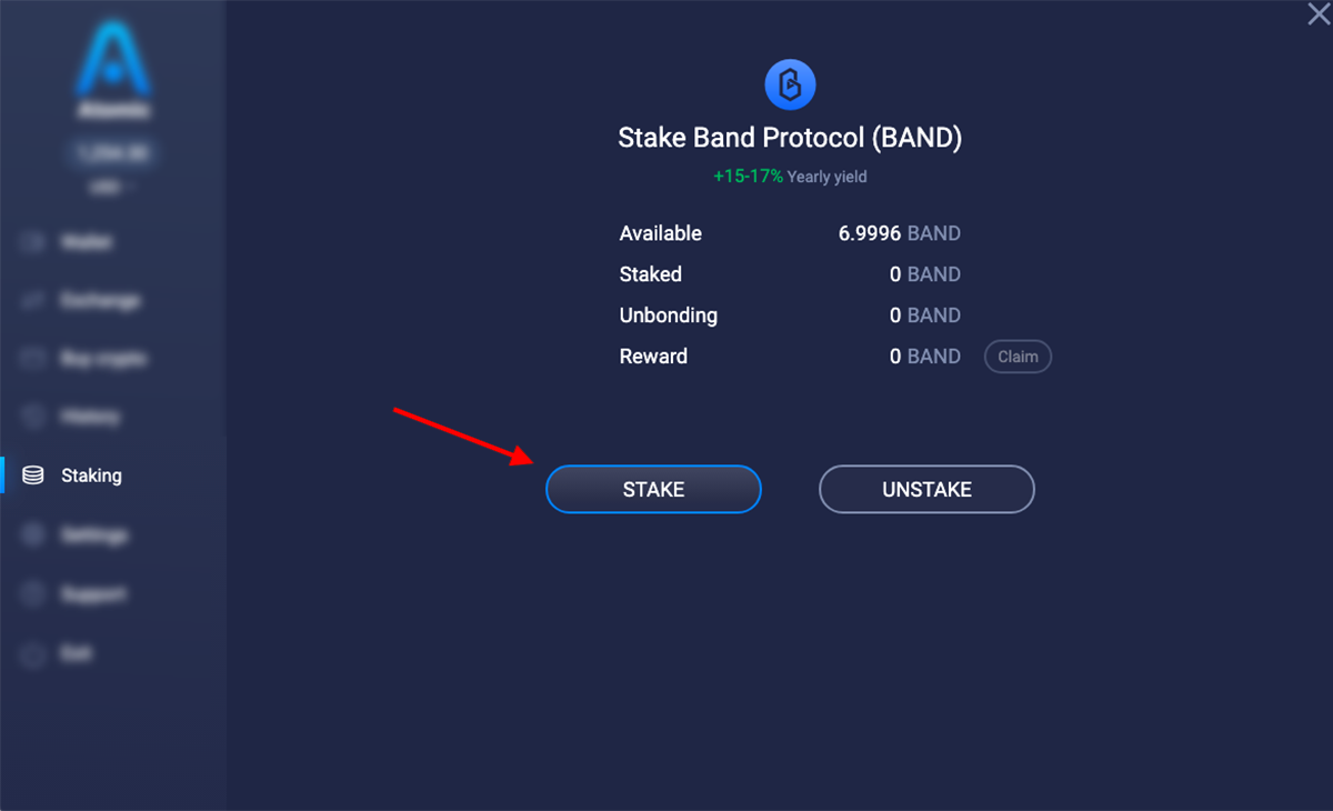 How do I stake BAND? - Atomic Wallet Knowledge Base