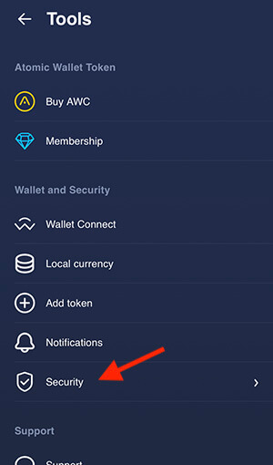 How do I view my private keys/backup phrase? - Atomic Wallet Knowledge Base