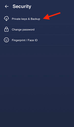 How do I view my private keys/backup phrase? - Atomic Wallet Knowledge Base