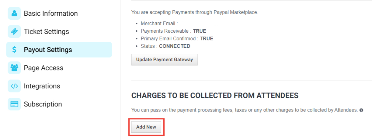 Payout Settings - Support Center | AllEvents.in