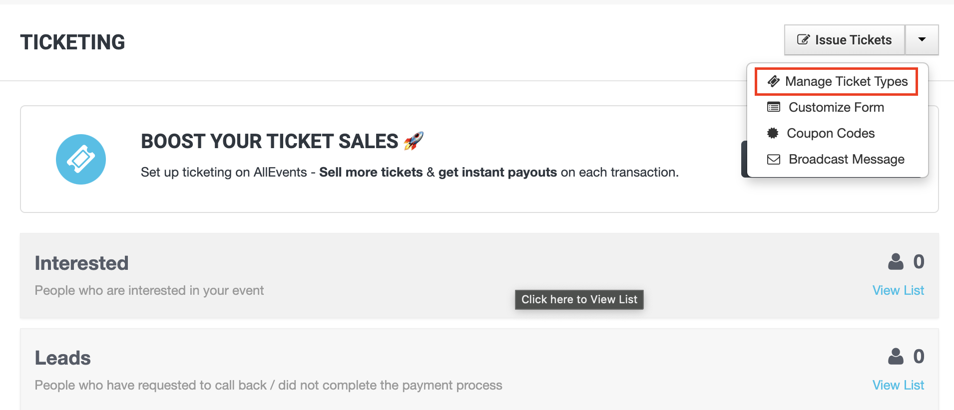 Requires Approval - Feature Guide - Support Center | AllEvents.in