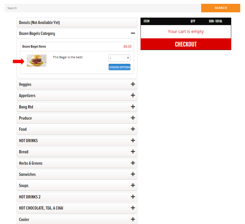 Store Interface 3 - Smart Online Order Knowledge Base