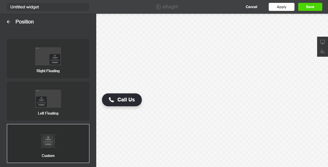 Step 2: Adjust your Click to Call widget on Settings tab - Elfsight ...