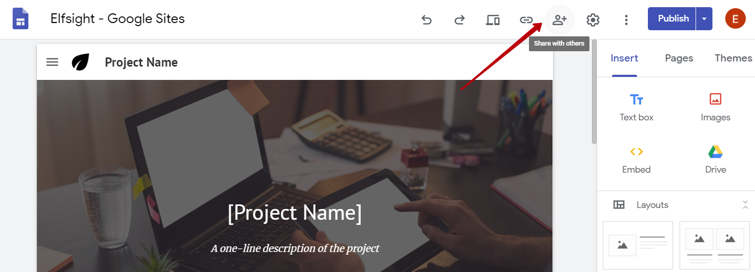 How to provide access to your Google Sites website - Elfsight Help Center