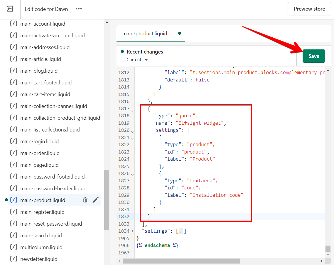 How to add Elfsight widget to Shopify website - Elfsight Help Center