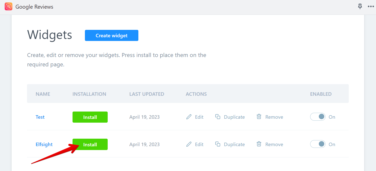 Installing Elfsight apps from Shopify App Store - Elfsight Help Center